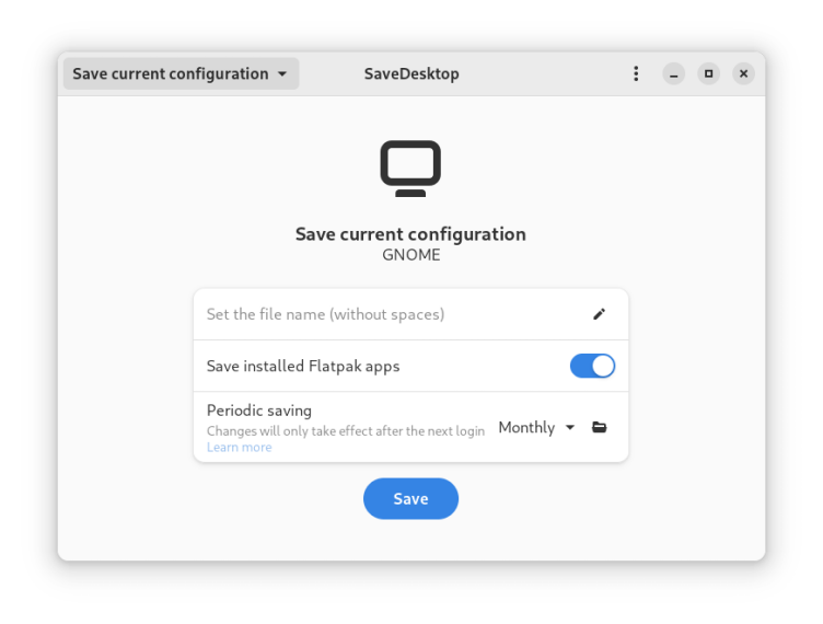 SaveDesktop | Flathub