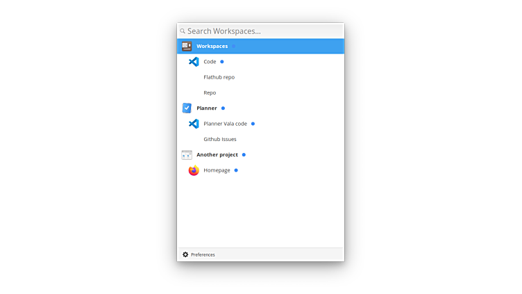 Workspaces Flathub