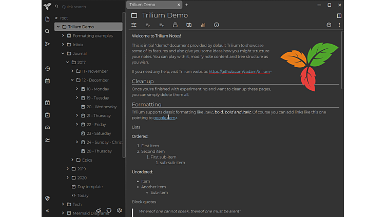 Trilium Notes | Flathub