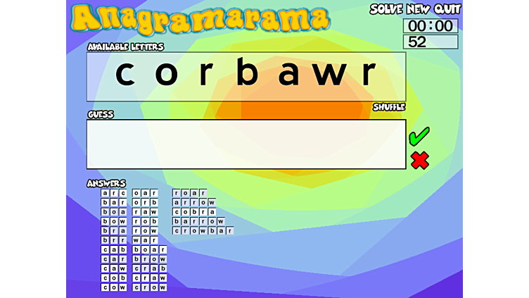 Anagramarama | Flathub