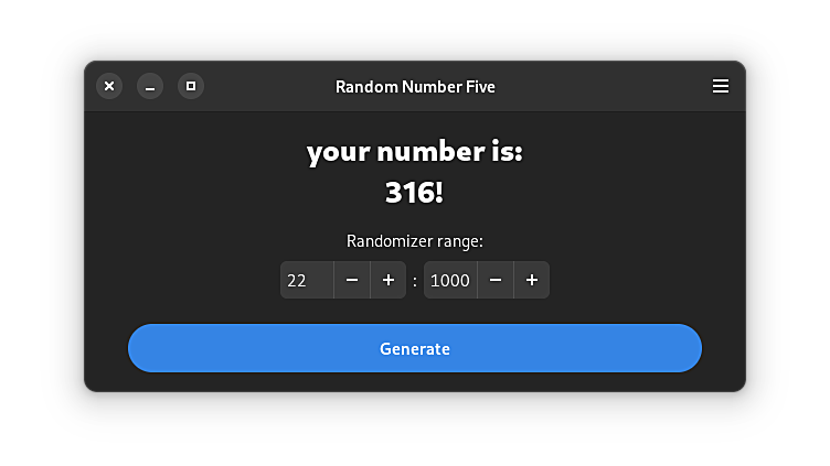 Random Number Five | Flathub Random Number Five | Flathub