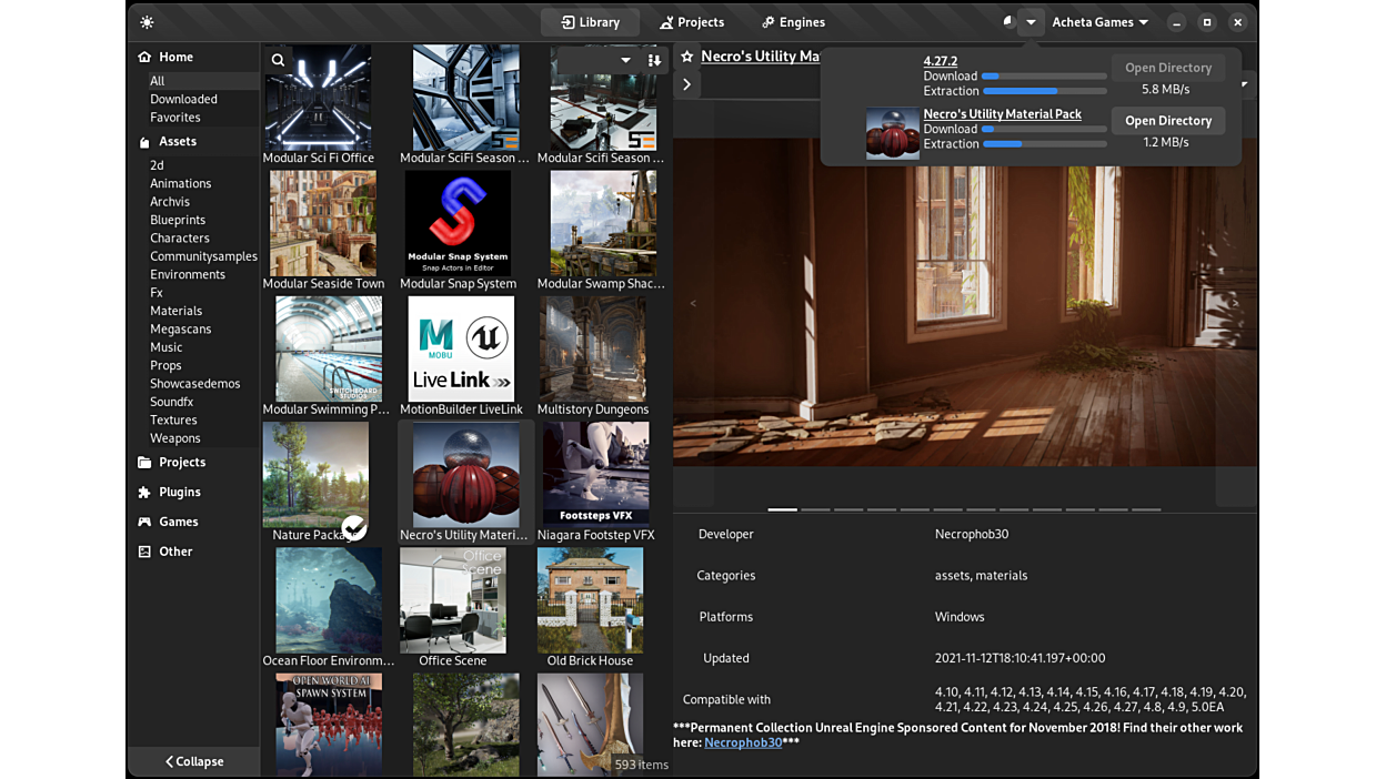 Epic Asset Manager | Flathub