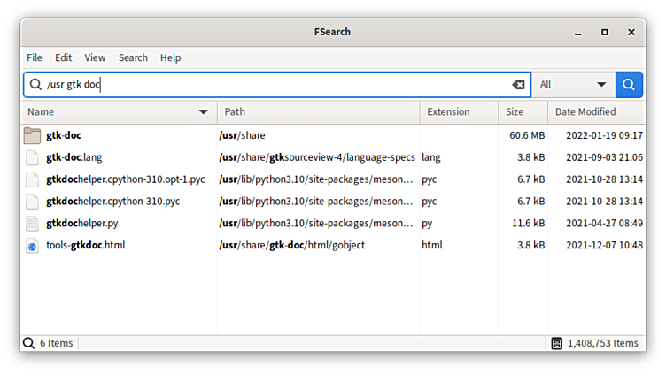 FSearch | Flathub