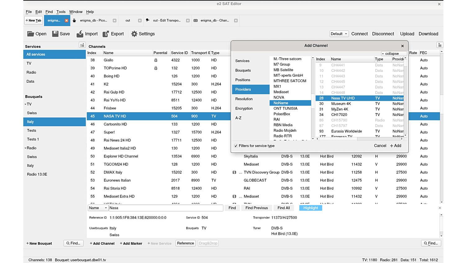 E2 Sat Editor | Flathub