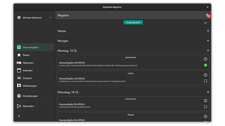 Digitales Register | Flathub