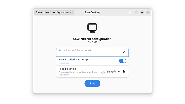 SaveDesktop | Flathub