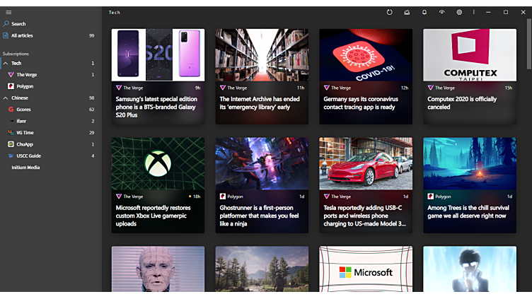 Fluent Reader | Flathub