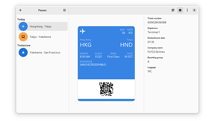 Passes | Flathub
