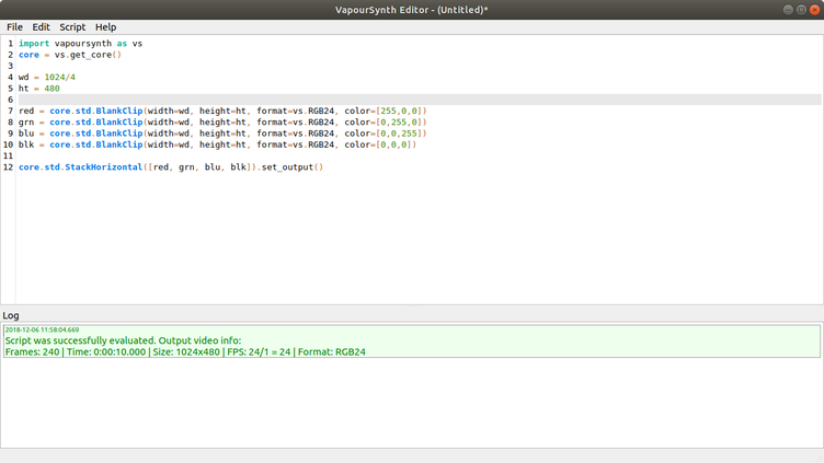 VapourSynth Editor | Flathub