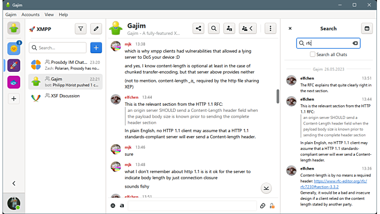Gajim | Flathub