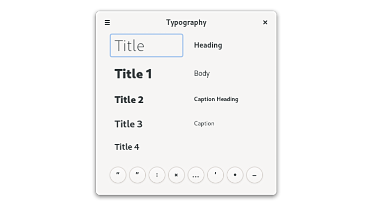Typography | Flathub