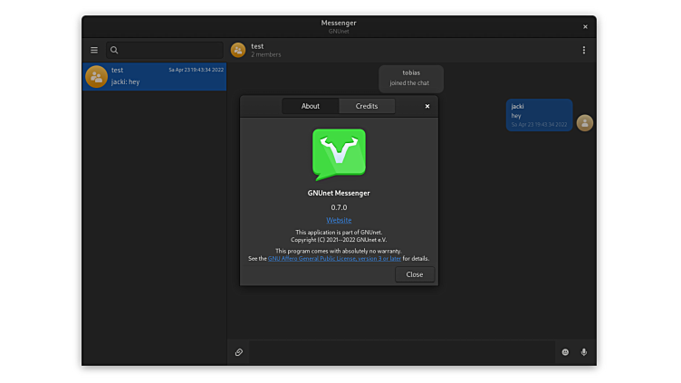 GNUnet Messenger | Flathub