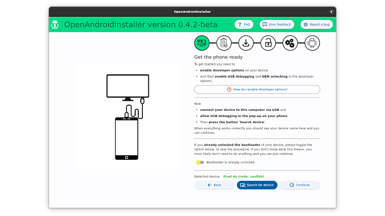 OpenAndroidInstaller | Flathub