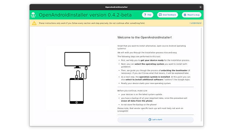 OpenAndroidInstaller | Flathub