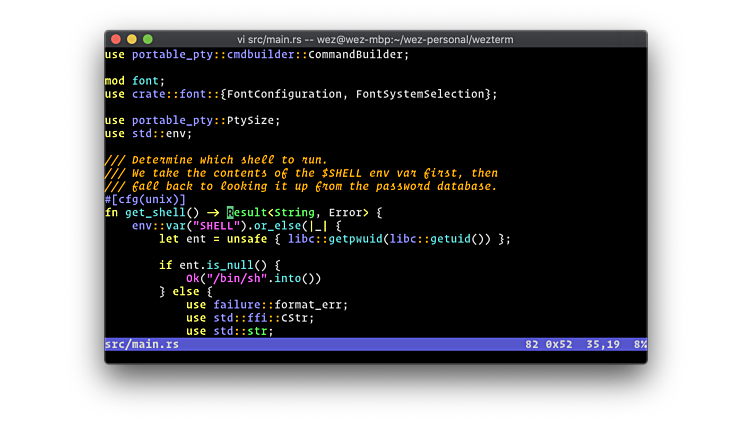 Wez's Terminal Emulator | Flathub